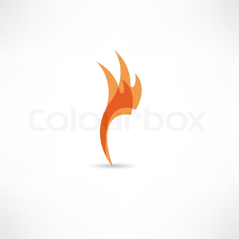 Feuer Symbol | Stock-Vektor | Colourbox