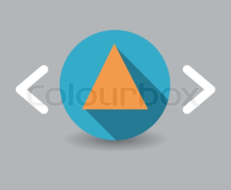 Triangle icon | Stock Vector | Colourbox