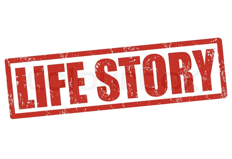 Life story grunge rubber stamp on ... | Stock vector | Colourbox