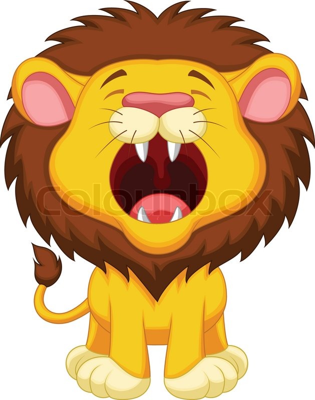 Lion Growl Vector