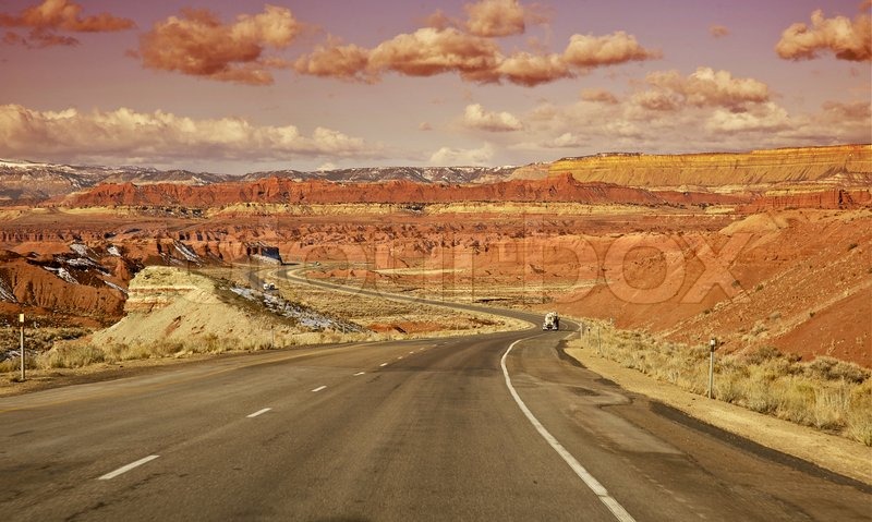 Utah Highway 70 | Stock Photo | Colourbox
