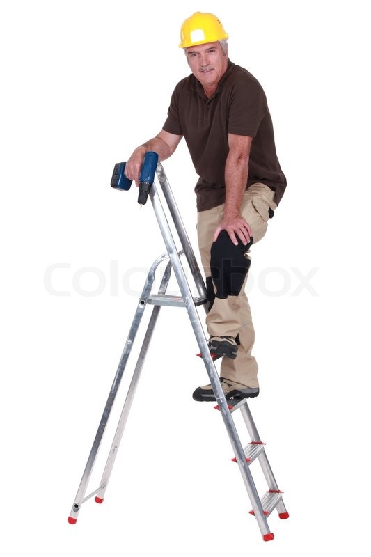 Man On Ladder
