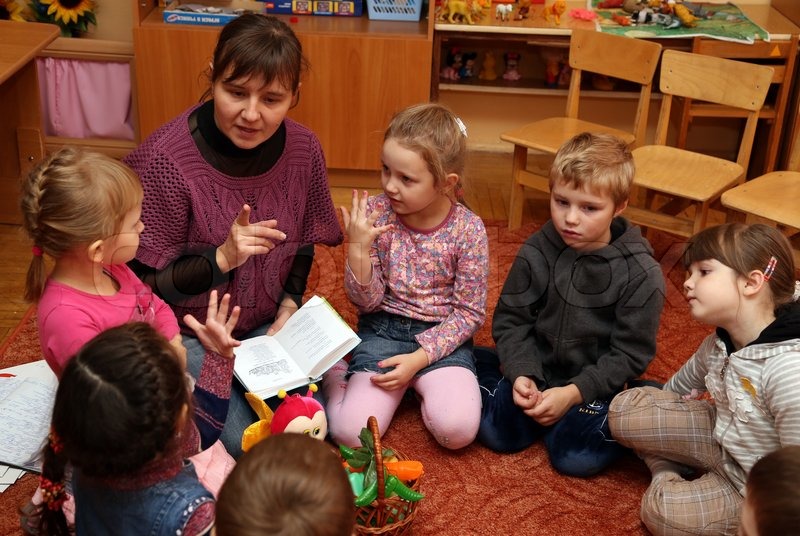 Children in kindergarten | Stock Bild | Colourbox