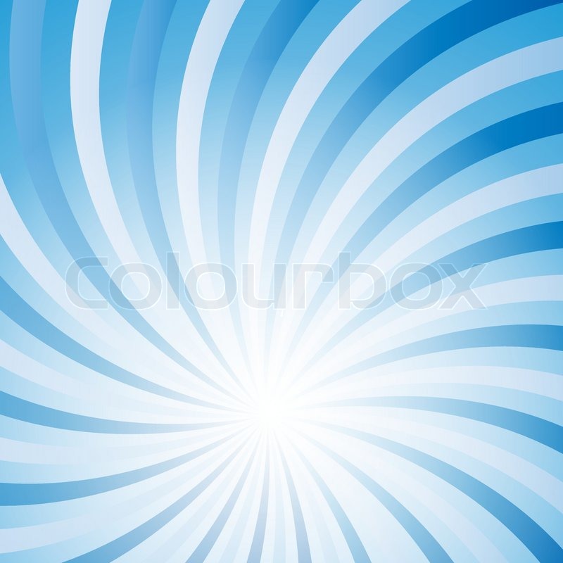 Blue abstract hypnotic background ... | Stock vector | Colourbox