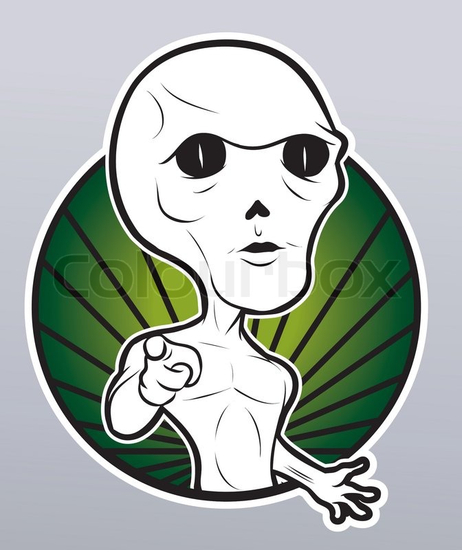 Alien | Stock vector | Colourbox