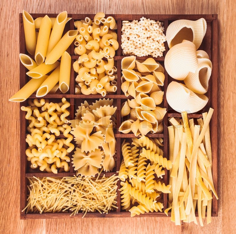 Forskellige pasta | Stock foto | Colourbox