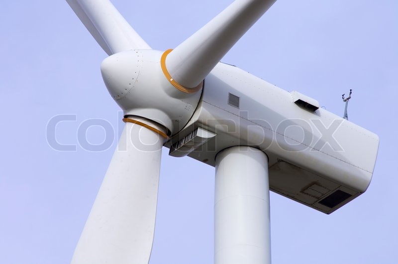 Detail from the top of a windmill | Stock image | Colourbox