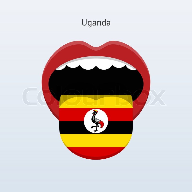 Uganda language. Abstract human ... | Stock vector | Colourbox