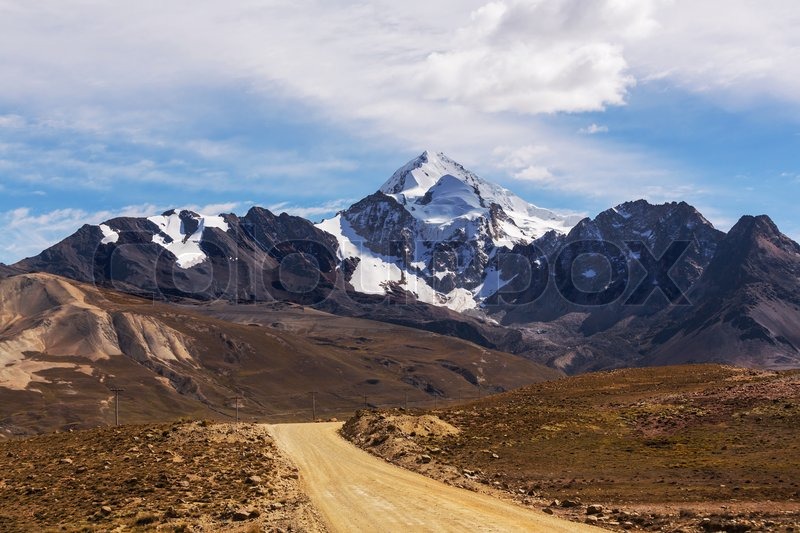 High mountains in Bolivia | Stock image | Colourbox