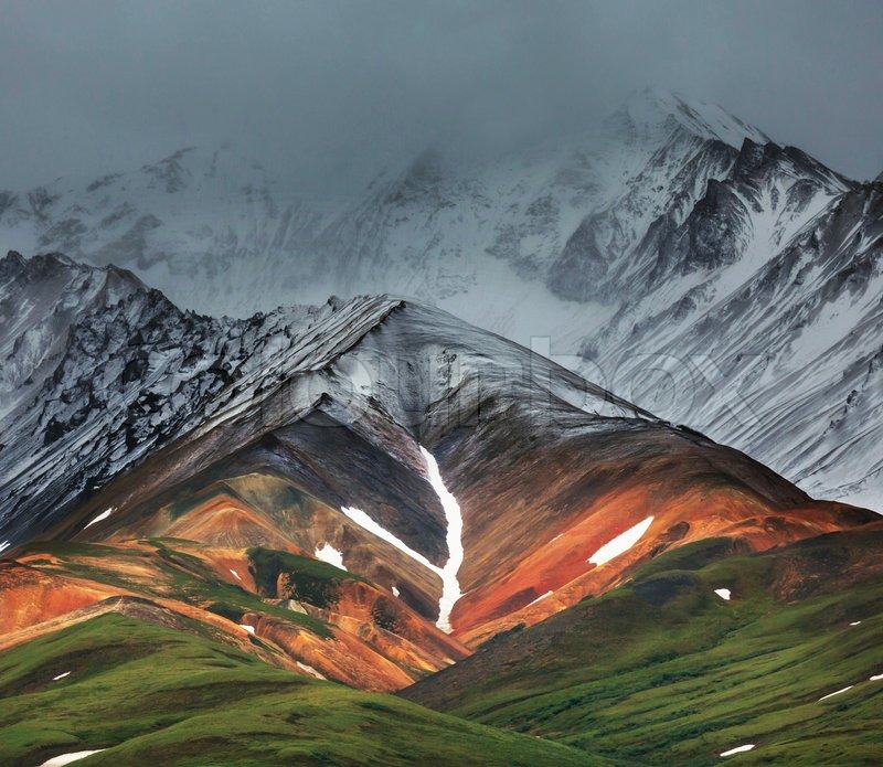 Rock Mountains Alaska