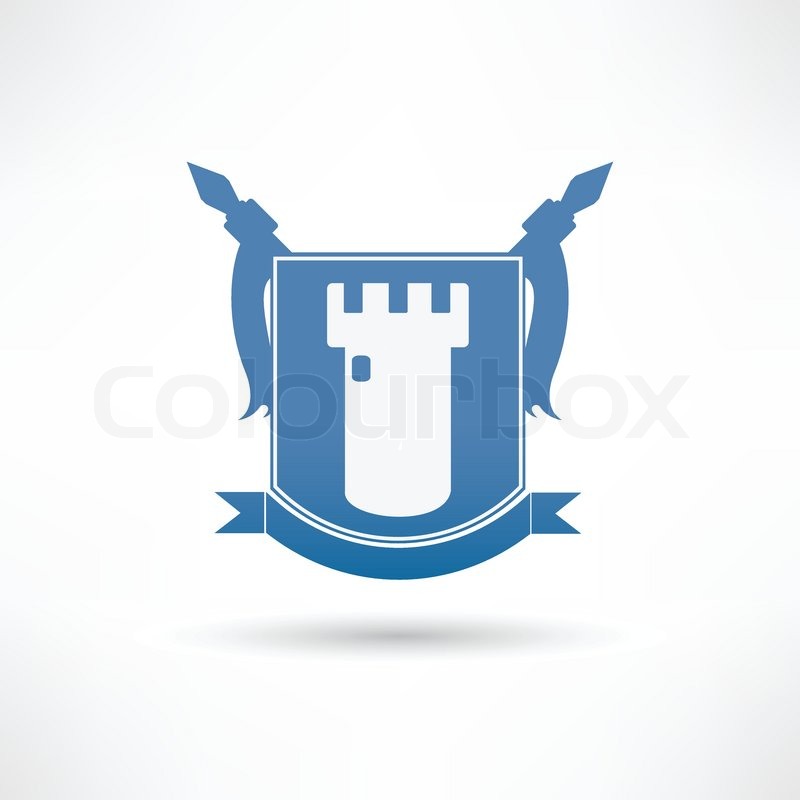Festung-Symbol | Stock-Vektor | Colourbox