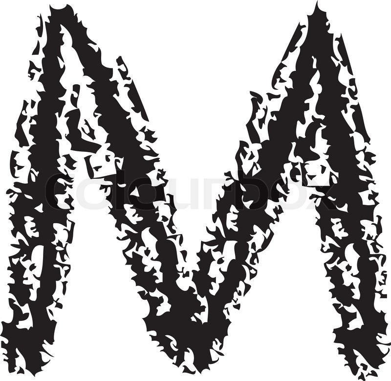 Buchstabe M | Stock-Vektor | Colourbox