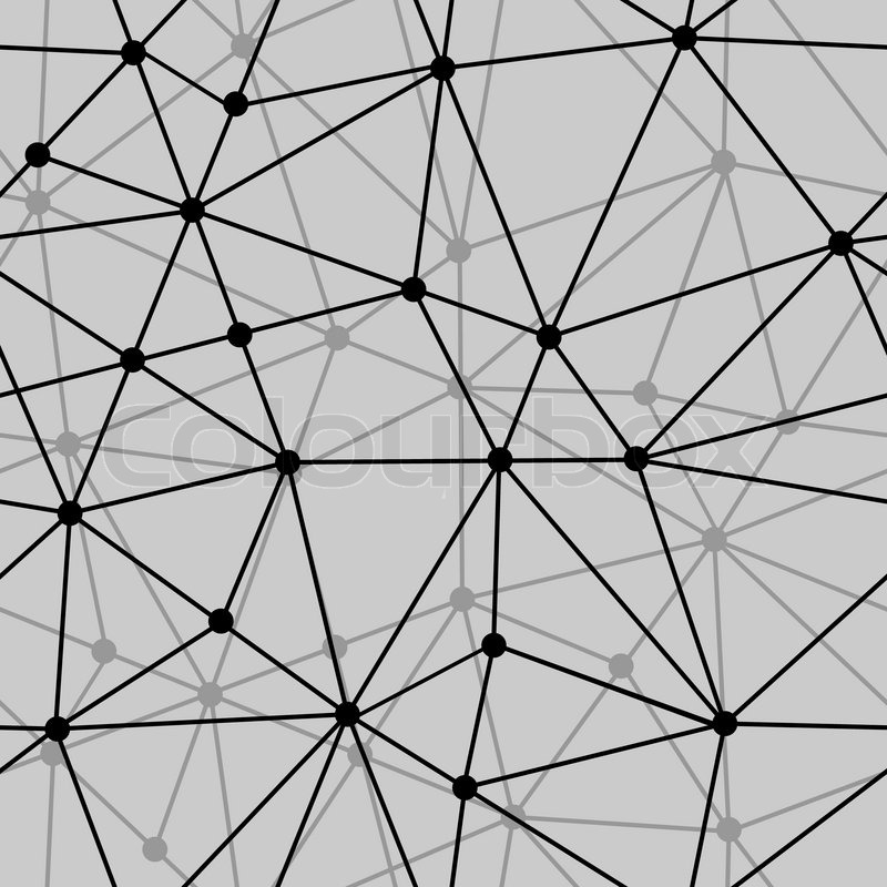 Vector abstract black and white net ... | Stock vector | Colourbox