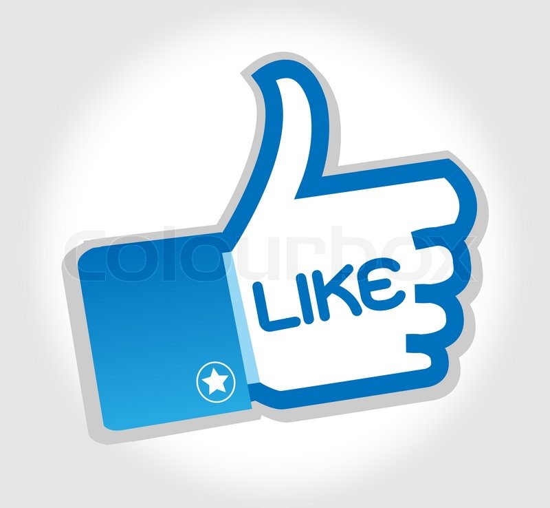 I Like icon and thumb up icon | Stock vector | Colourbox