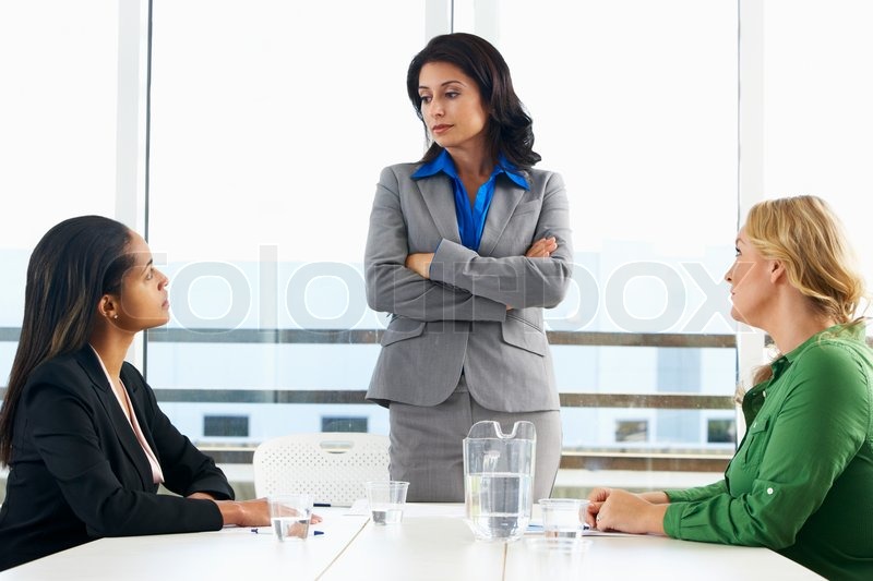 Group Of Women Meeting In Office | Stock image | Colourbox