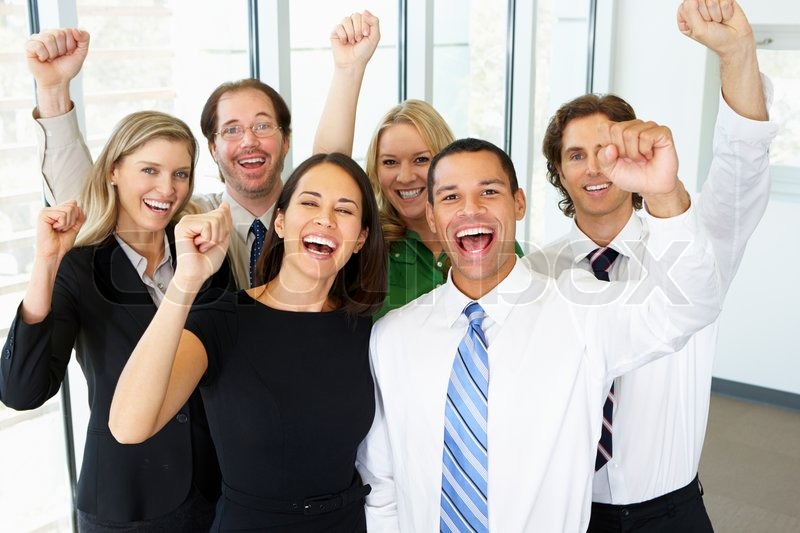 Portrait Of Business Team In Office ... | Stock image | Colourbox