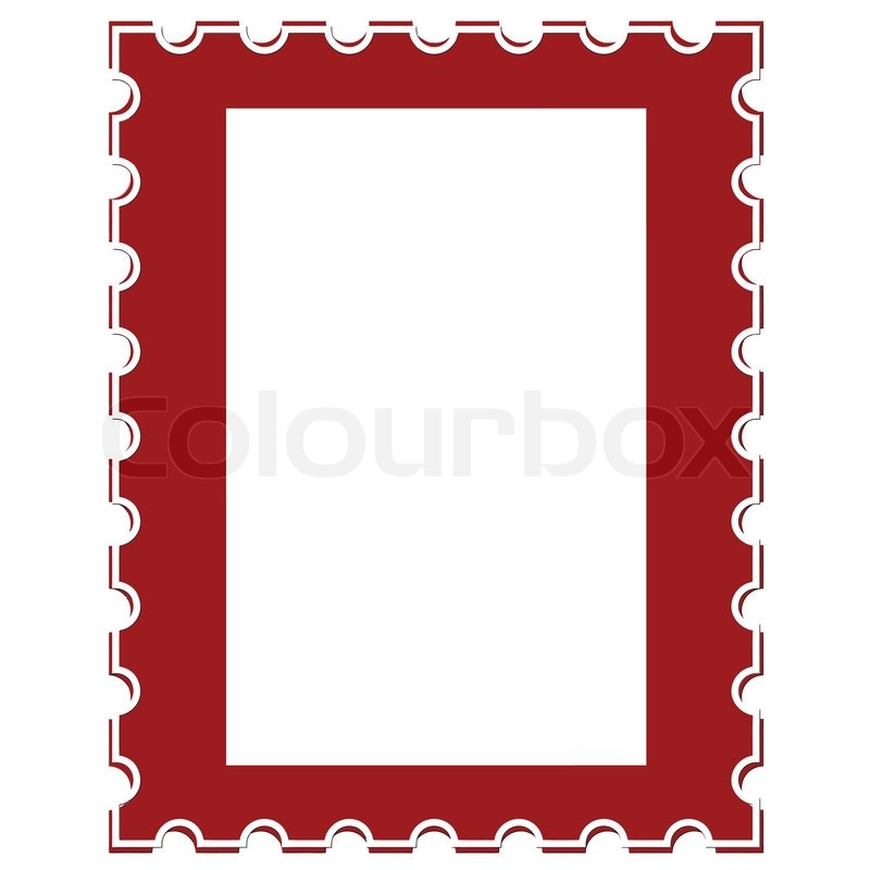 Leere Briefmarke | Stock-Vektor | Colourbox