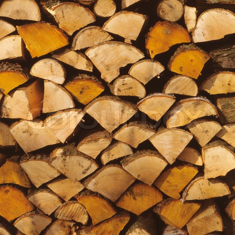 Firewood background | Stock image | Colourbox