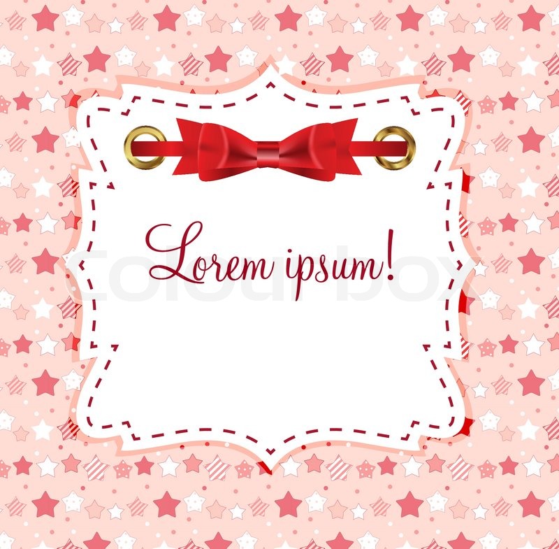 Cute Frame Vector Illustration | Stock vector | Colourbox