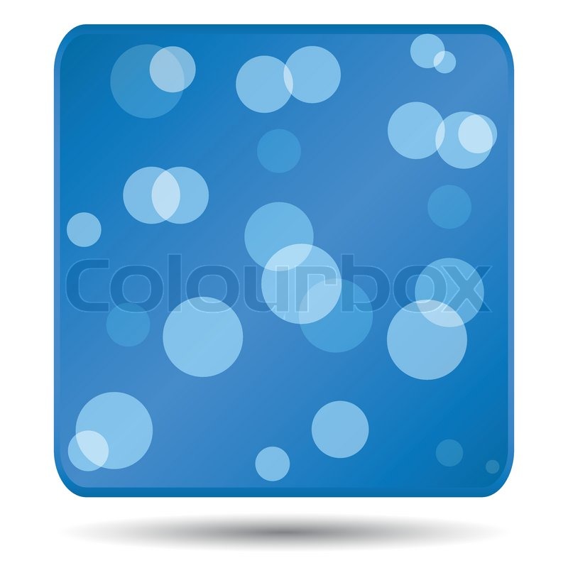 Blue icon isolated on white ... | Stock vector | Colourbox