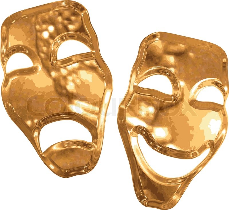 GOLDEN MASKS | Stock vector | Colourbox