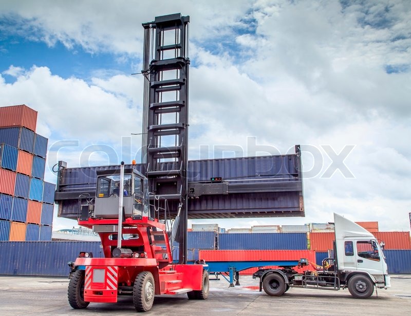 Gabelstapler | Stock Bild | Colourbox