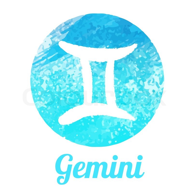 Blue Gemini Symbol