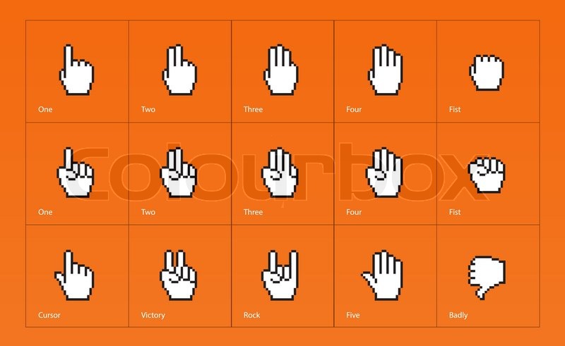 Rock On Cursor Hand Sign