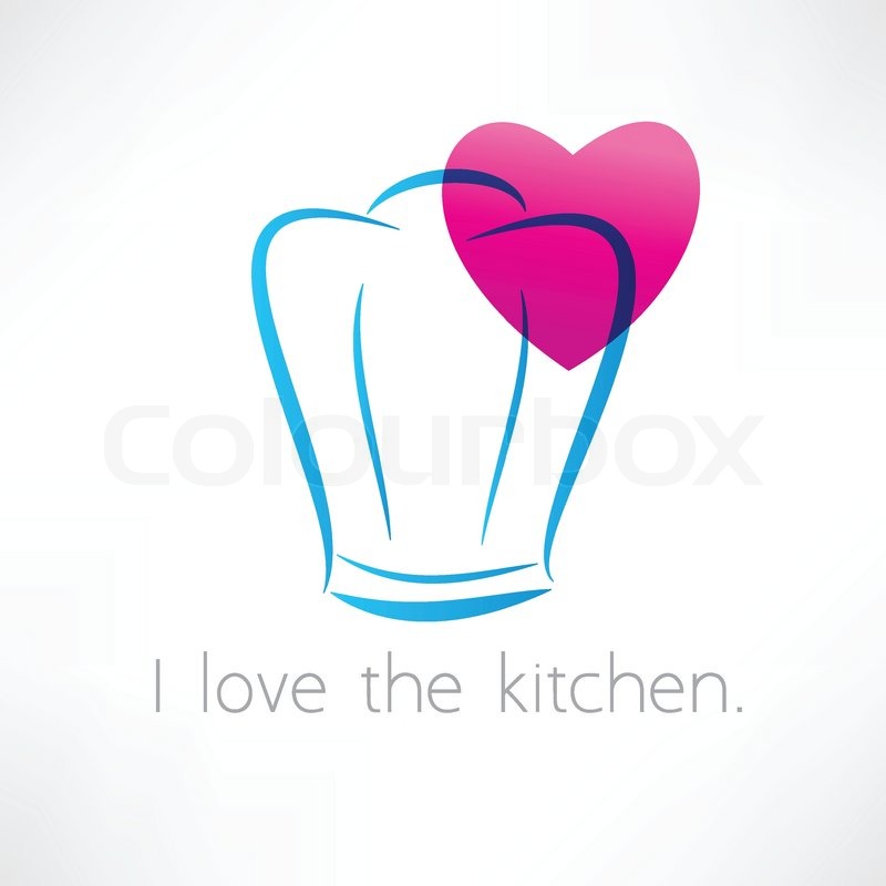 Love to cook icon | Stock vector | Colourbox