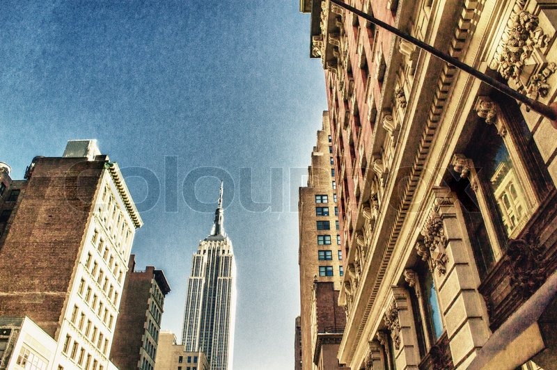 Buildings of New York, Manhattan ... | Stock image | Colourbox