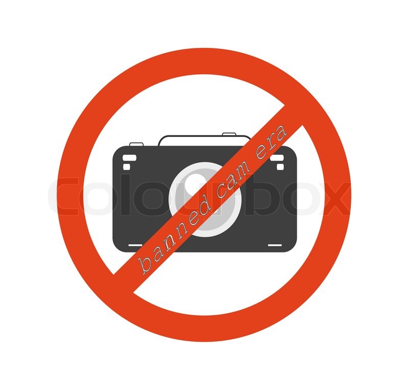 No camera sign | Stock vector | Colourbox