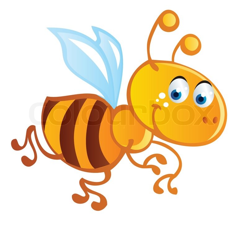 "baby bee cartoon" | Stock vector | Colourbox