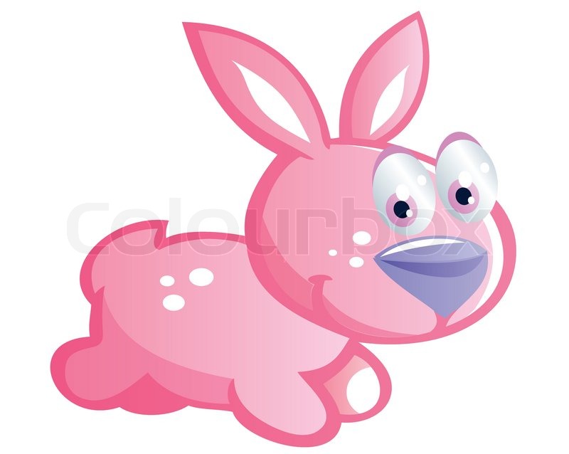 "baby rabbit cartoon smiling" | Stock vector | Colourbox