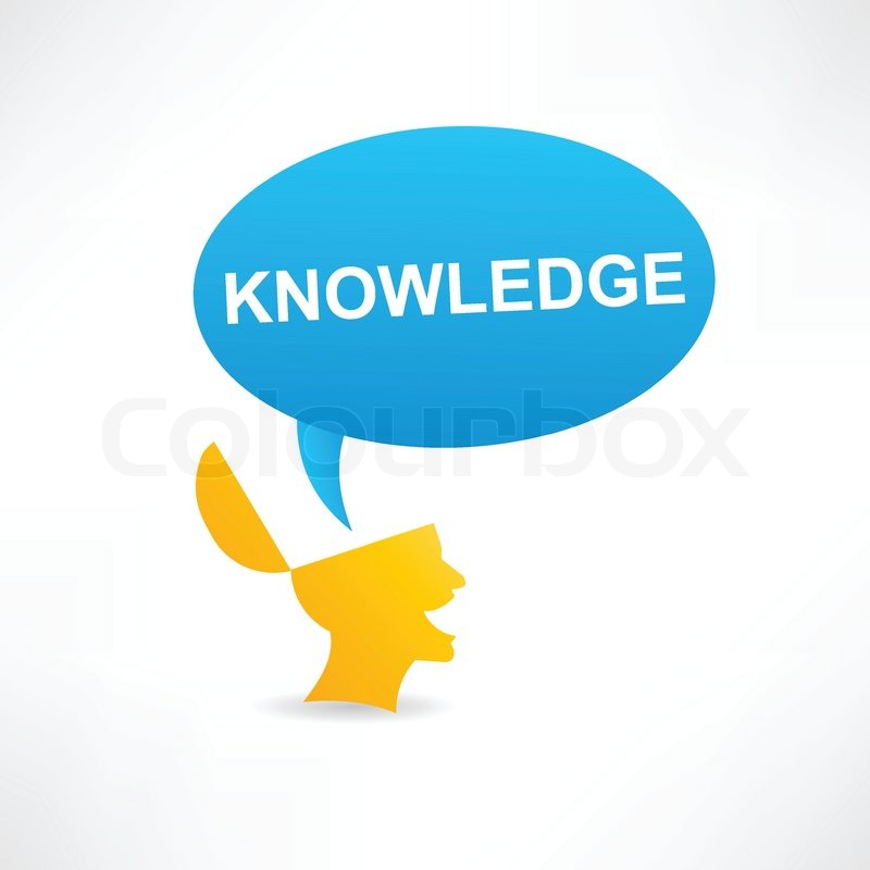 Knowledge and head icon | Stock vector | Colourbox