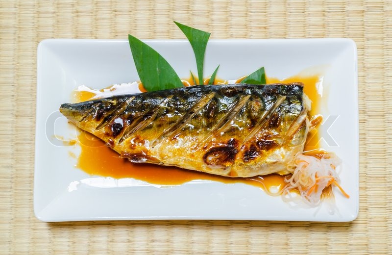 Saba fish grill with japanese sauce | Stock image | Colourbox