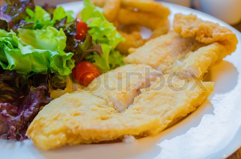 Fried fish Steak | Stock image | Colourbox