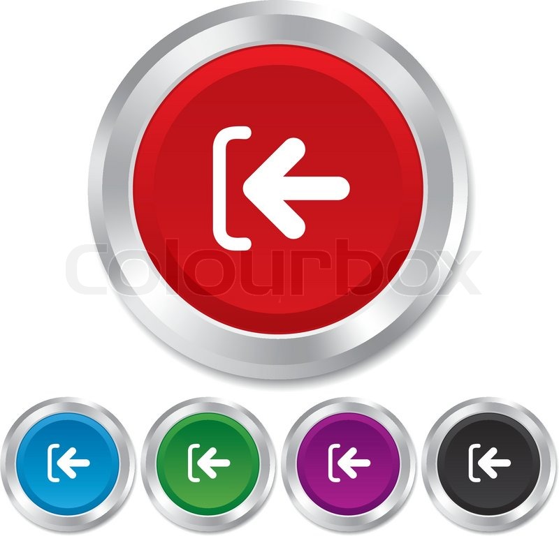 Login sign icon. Sign in symbol. ... | Stock vector | Colourbox