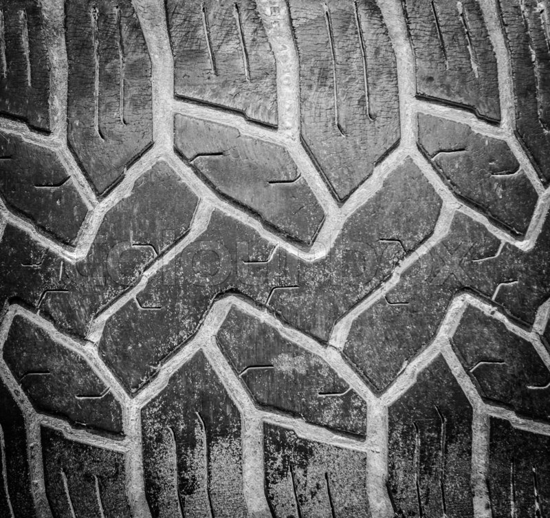 Tire texture using as background | Stock Photo | Colourbox