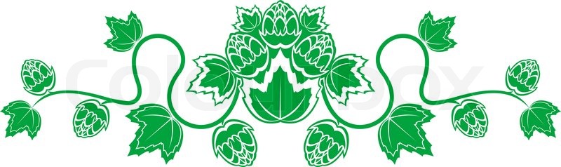 Hops Border Vector