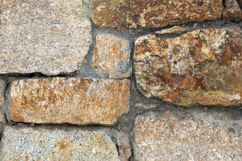 Photo of a plain stone wall for ... | Stock image | Colourbox