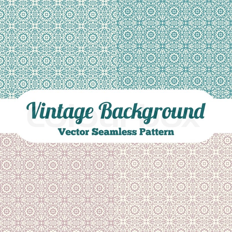 Excellent Vintage Wallpaper Vector