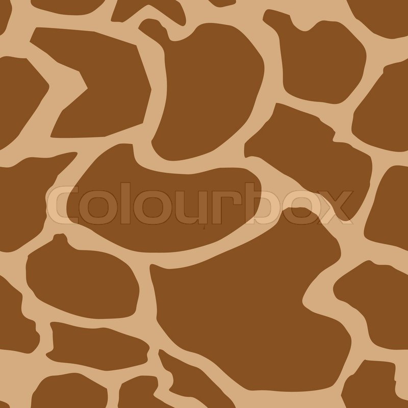 Giraffe skin texture ,Vector EPS10 | Stock vector | Colourbox