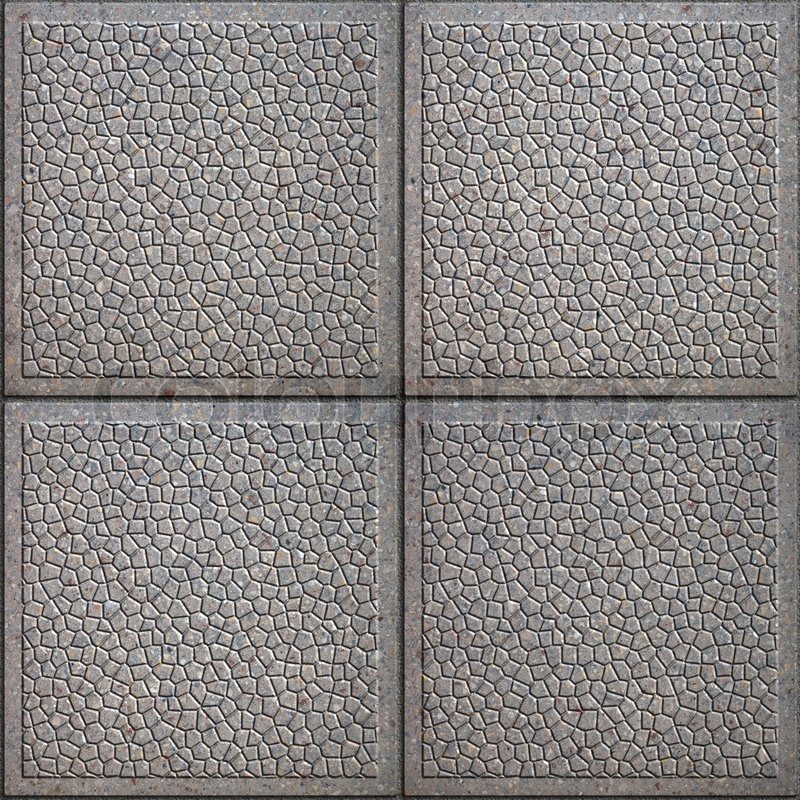 Gray Square Pavement with the decor of ... | Stock image | Colourbox