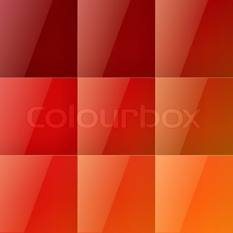 Red squares abstract background. RGB ... | Stock vector | Colourbox
