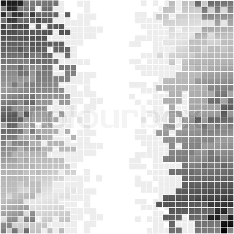 Abstract black and white pixels ... | Stock vector | Colourbox