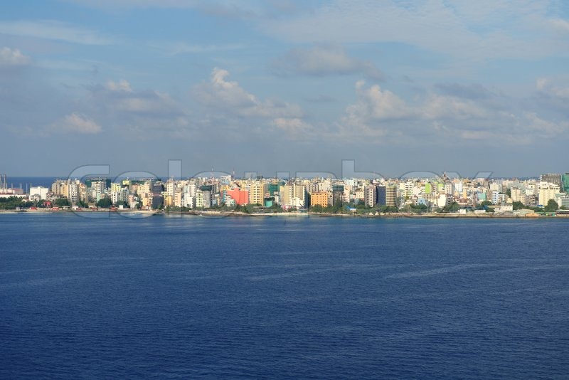 Islan Male city skyline Malideves ... | Stock image | Colourbox