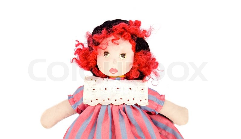 Beautiful Rag Doll On A White Stock Image Colourbox