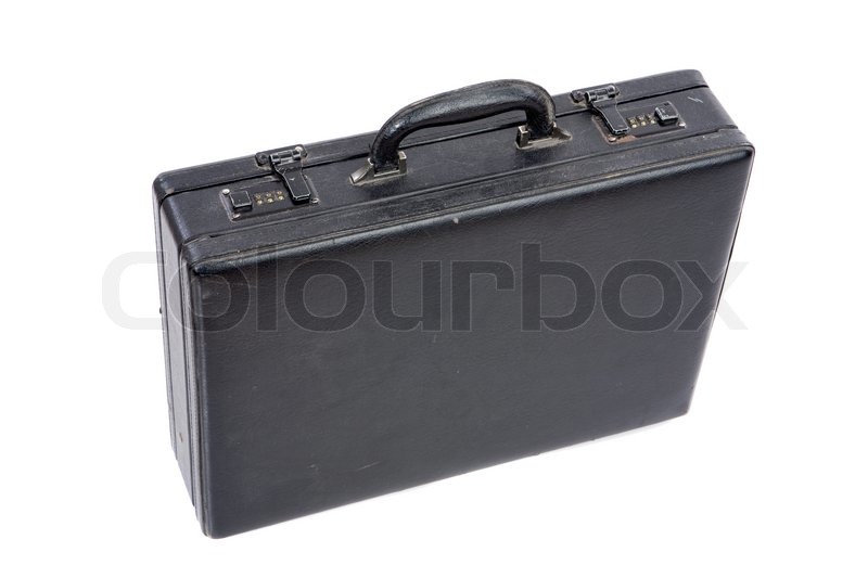 Photo of briefcase on a over white ... | Stock image | Colourbox