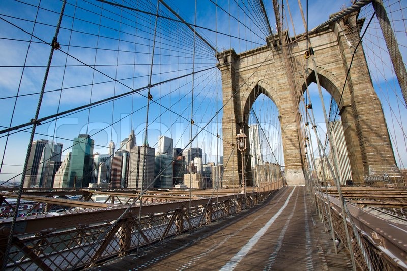 Brooklyn Bridge in New York | Stock image | Colourbox