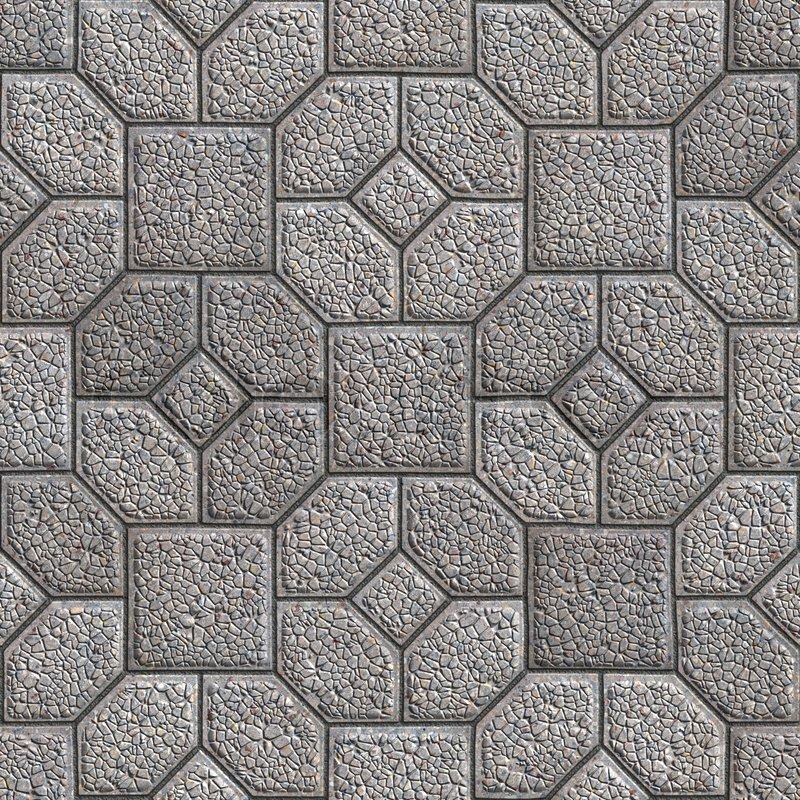 Granular Gray Pavement in the Form of ... | Stock image | Colourbox